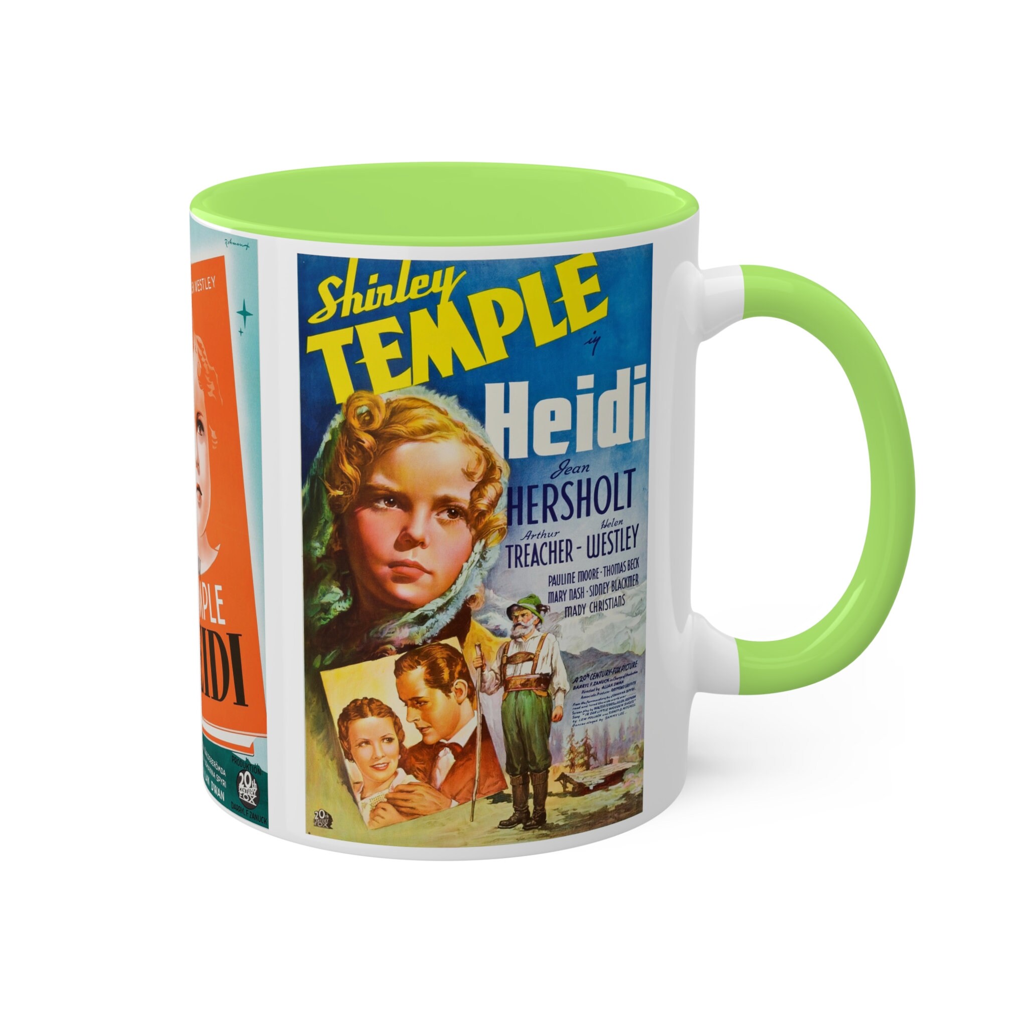 Heidi - Shirley Temple Classic Movie Poster 11oz Mug From Her 1937 Film ...