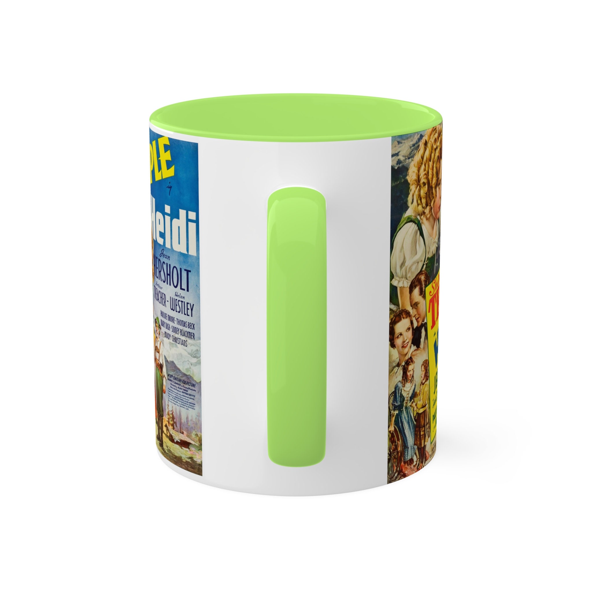 Heidi - Shirley Temple Classic Movie Poster 11oz Mug From Her 1937 Film ...