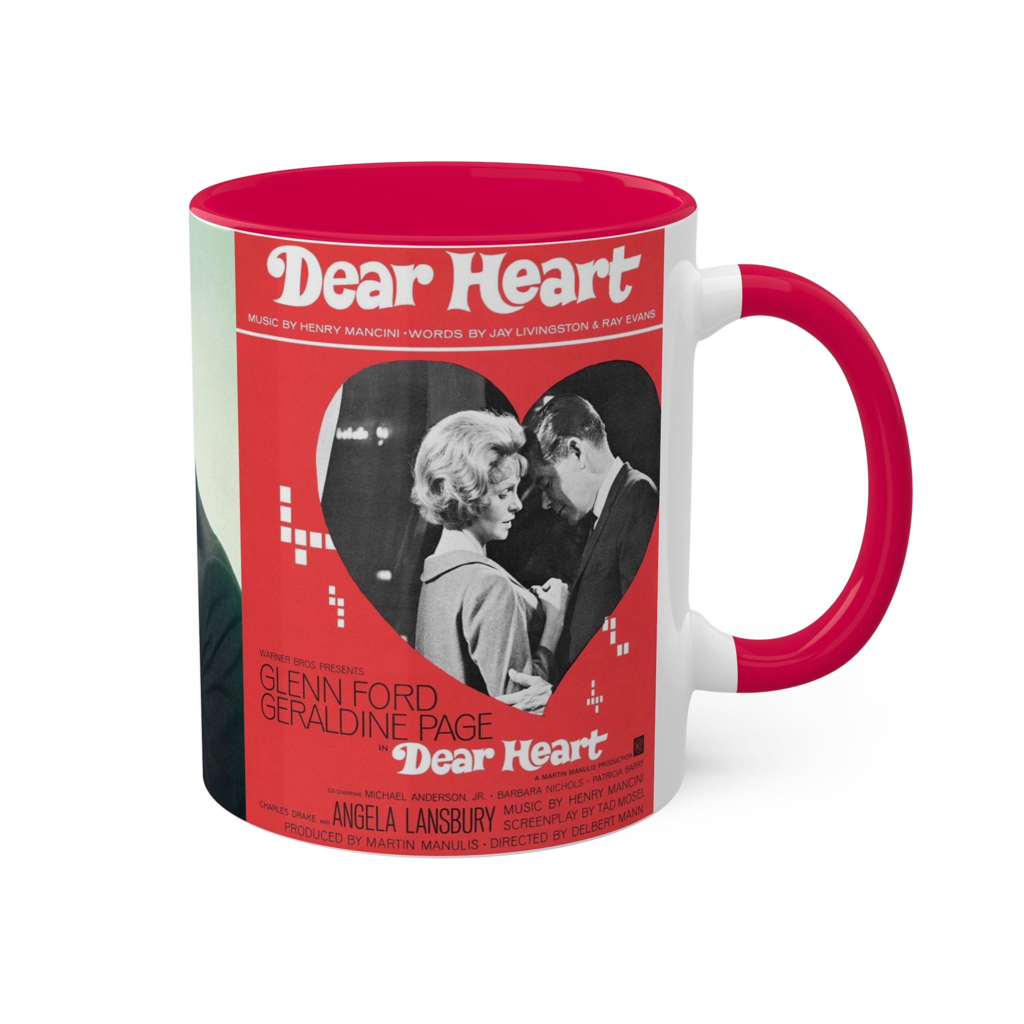 Dear Heart (1964) Glenn Ford, Geraldine Page Movie Poster Mug, 11oz in ...