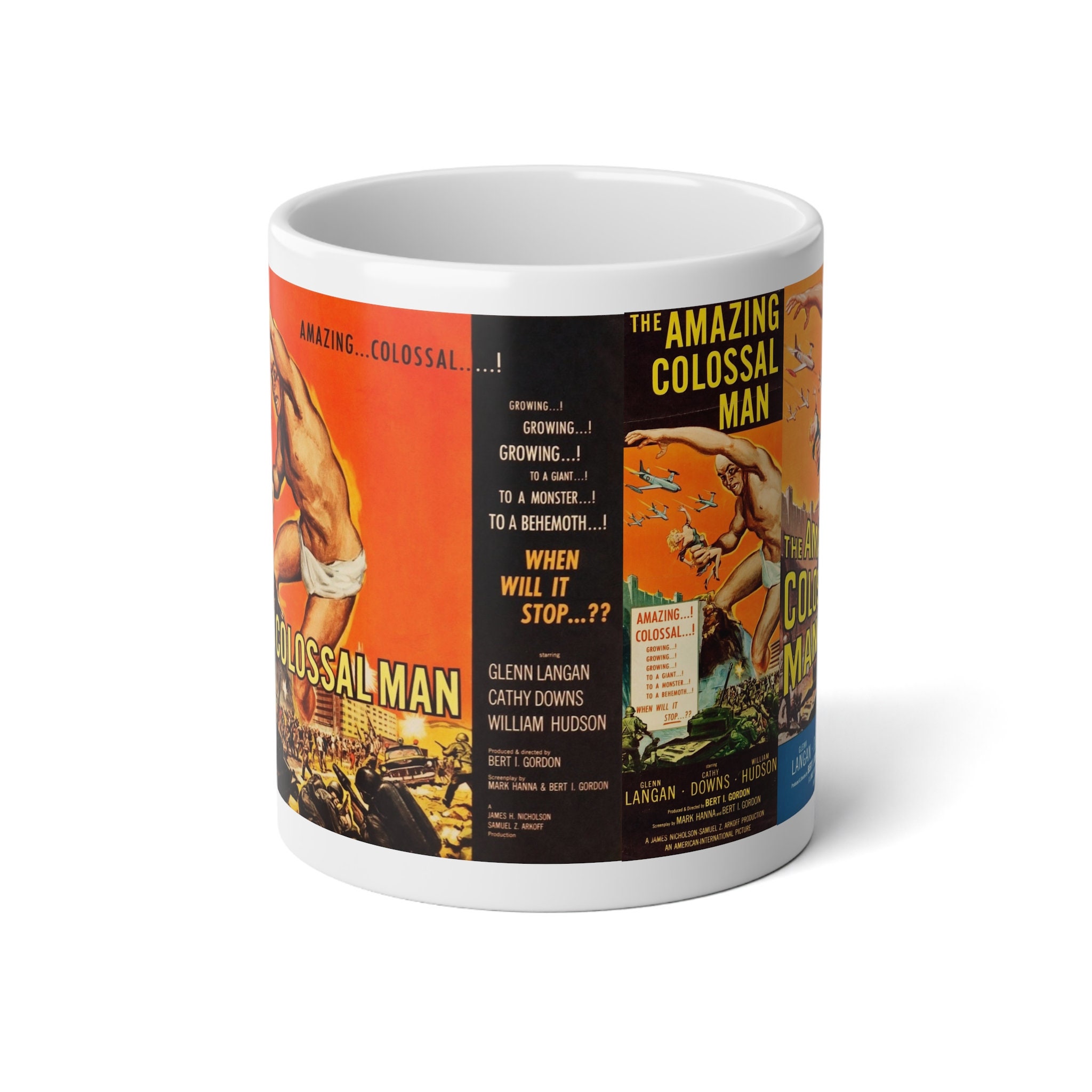 The Amazing Colossal Man 50's Camp Sci-fi American International 20oz ...