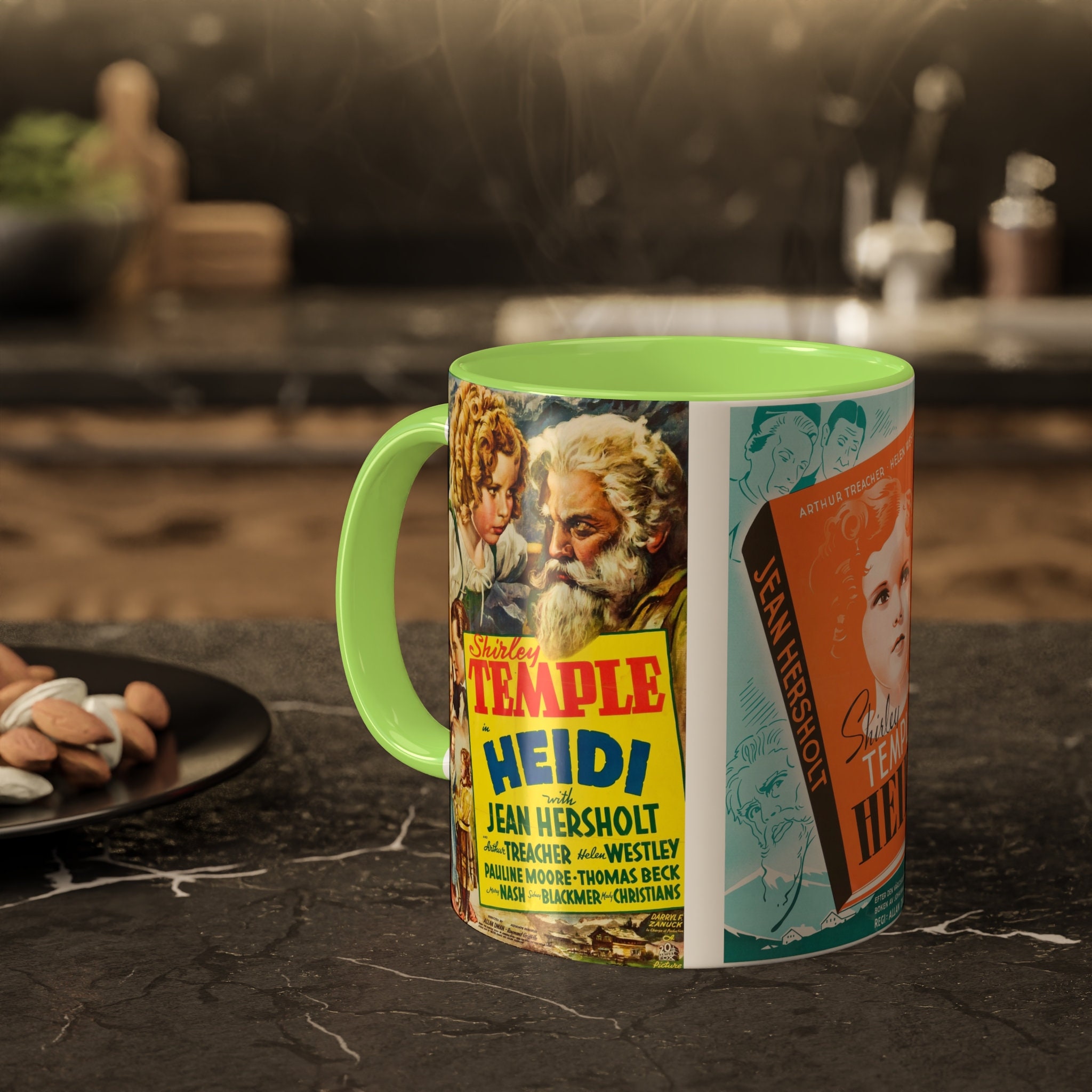 Heidi - Shirley Temple Classic Movie Poster 11oz Mug From Her 1937 Film ...
