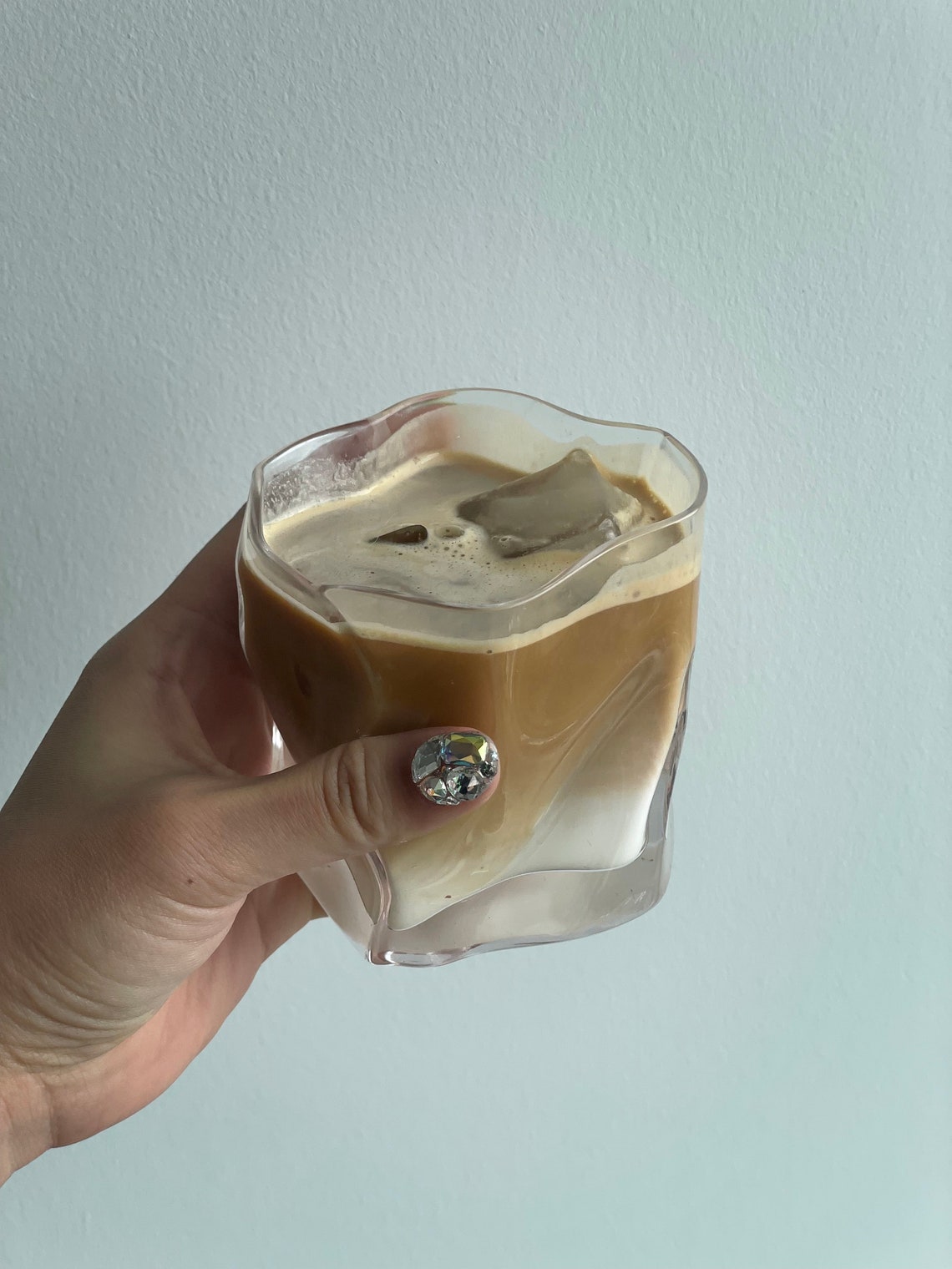 Irregular Glass Cup: Nordic Whiskey, Bourbon & Cocktail Glasses - 10oz ...