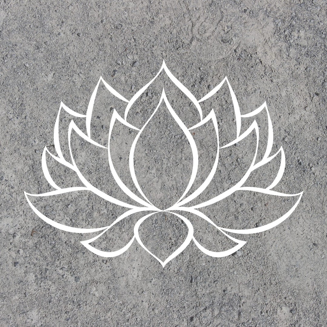 Contemporary Lotus Flower Design Digital Art for Wall Decor - Etsy