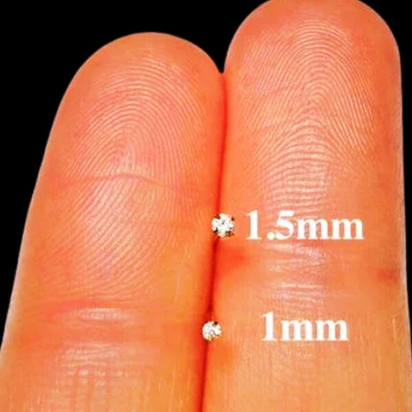 Micro Nose Stud - Etsy