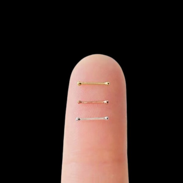 Micro Nose Stud - Etsy
