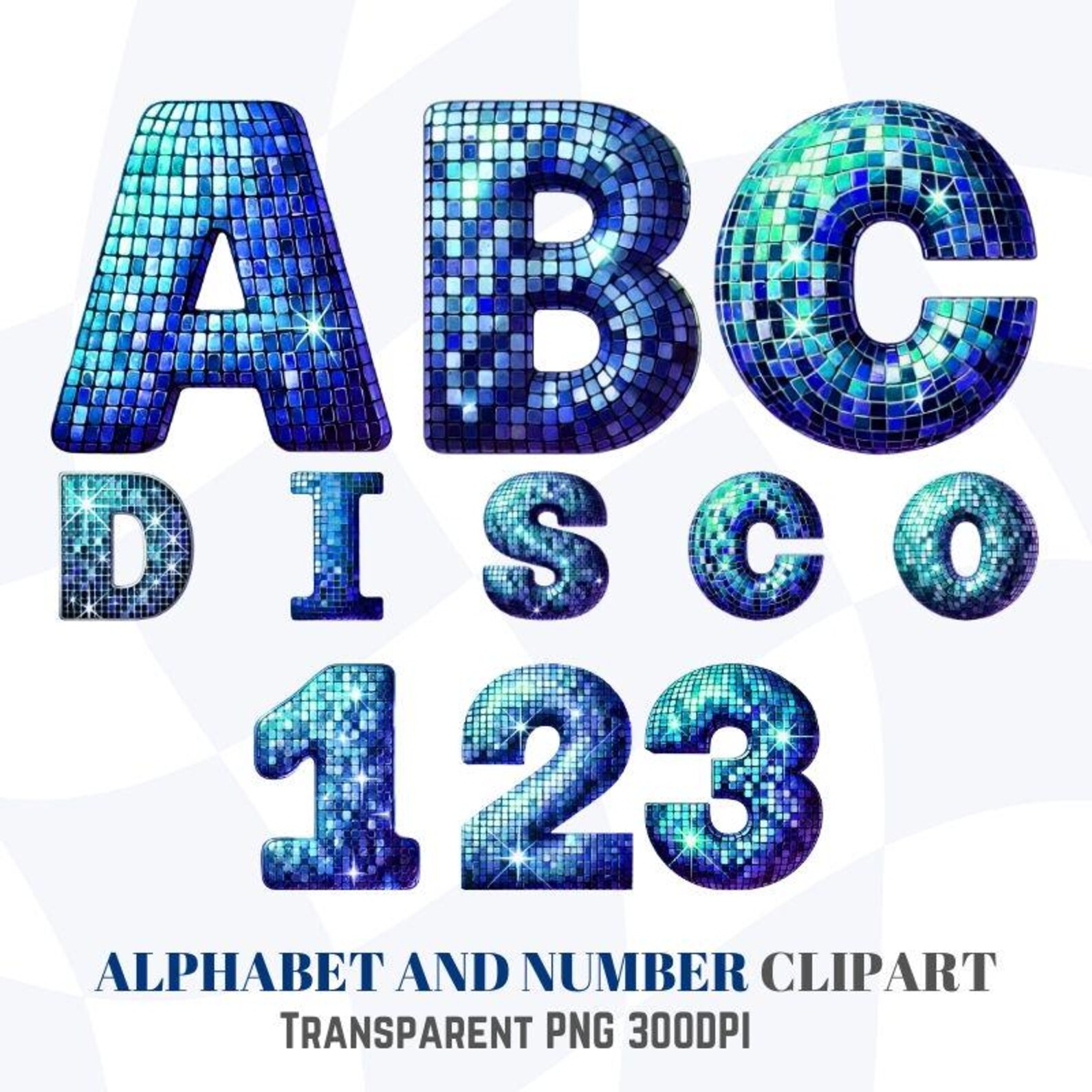 Disco Ball Png Clipart Disco Letters Alphabet Letters Stickers ...
