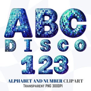 Disco Ball Png Clipart Disco Letters Alphabet Letters Stickers ...