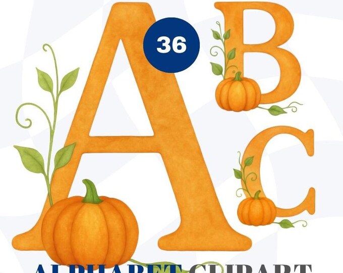 Fall Autumn Clipart Alphabet PNG, Doodle Alphabet Clip Art, PNG, Doodle ...