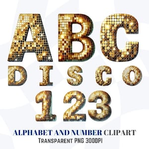 Disco Ball Png Clipart Disco Letters Alphabet Letters Stickers ...