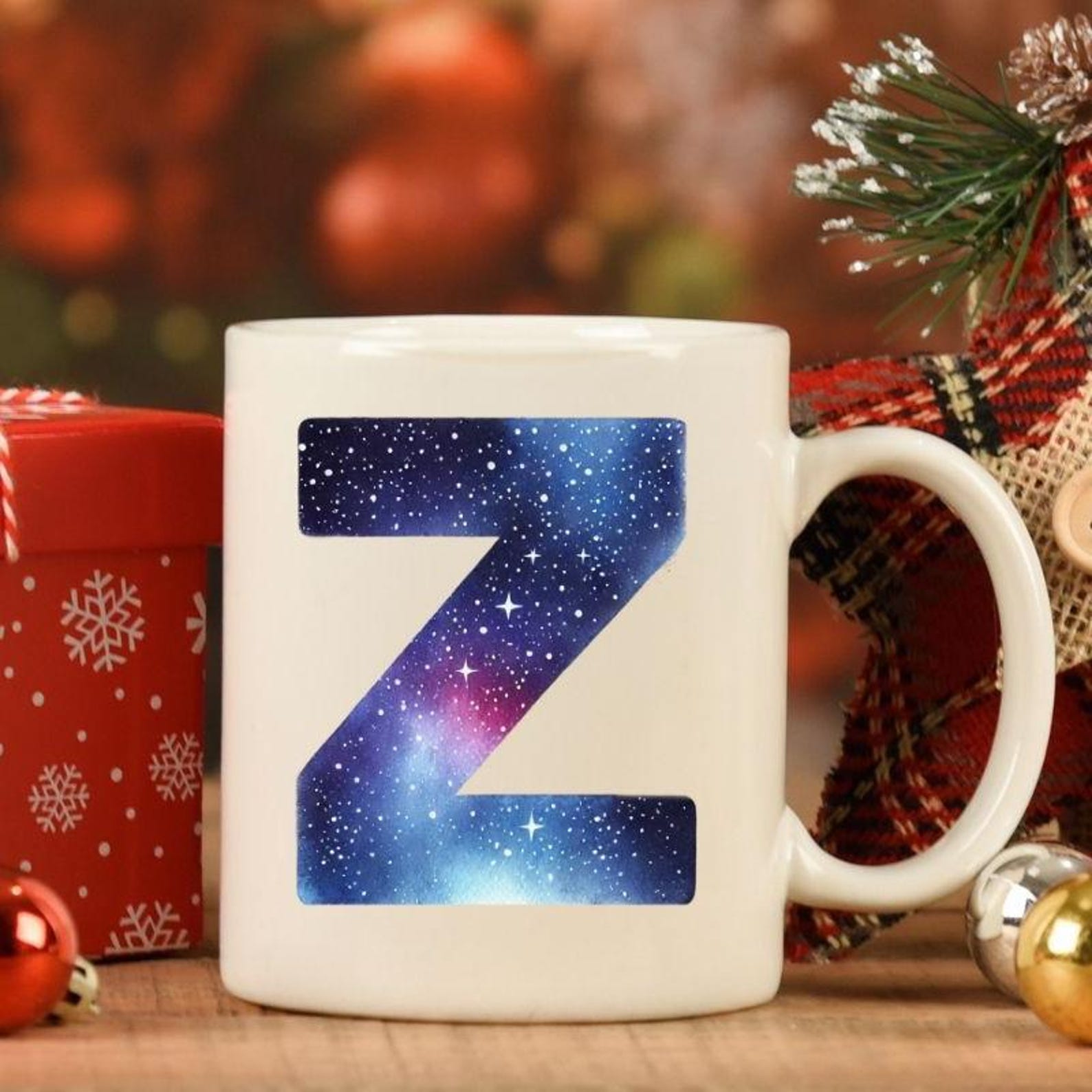 Galaxy Watercolor Alphabet Clipart: Cosmic Starry Letters (digital ...