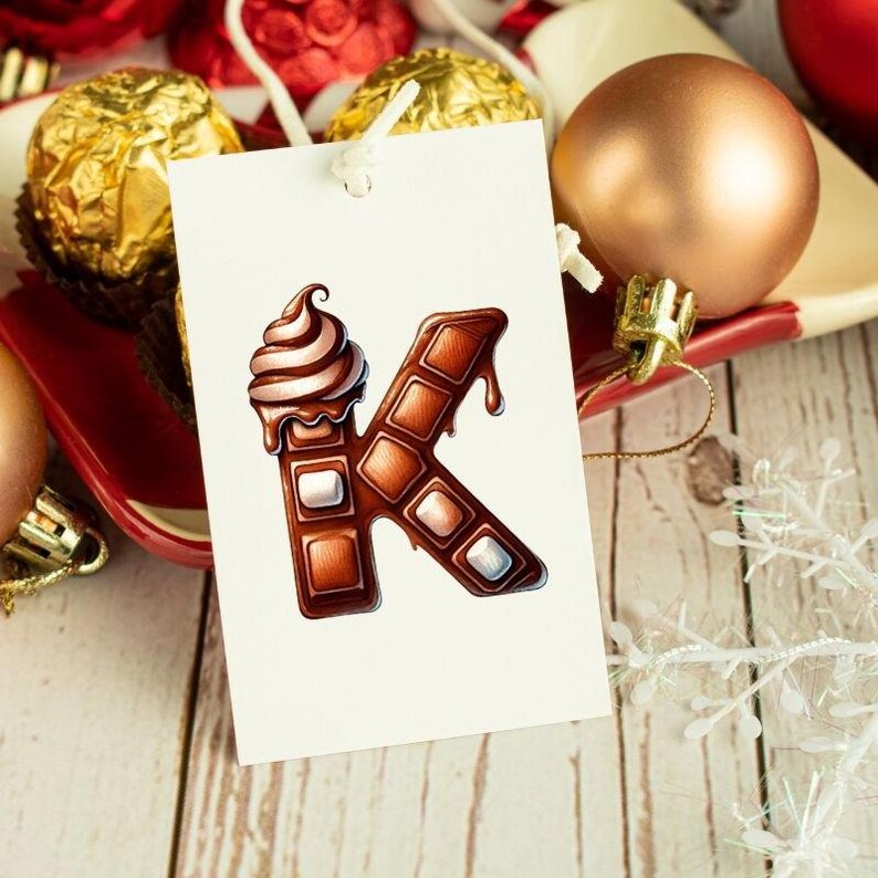 Hot Cocoa Alphabet Clipart Set With Marshmallows, Chocolate Theme 300 ...