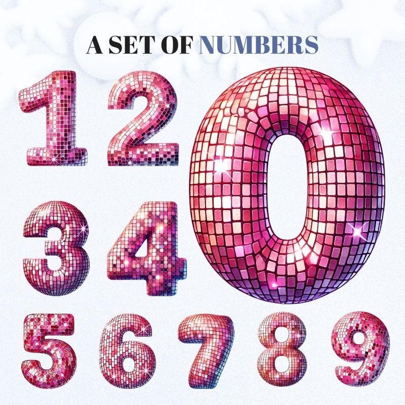Disco Ball Png Clipart Disco Letters Alphabet Letters Stickers ...