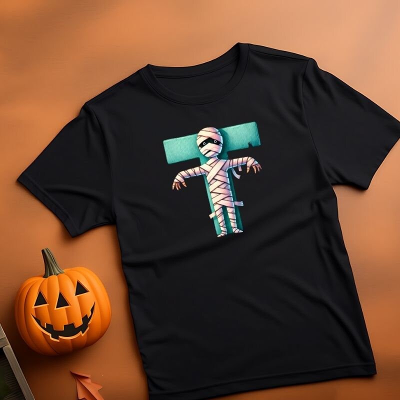 Mummy Alphabet Clipart Watercolor PNG Halloween Letters Cute Mummy for ...