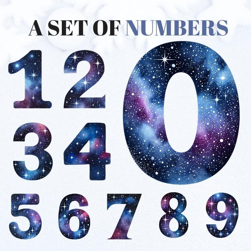 Galaxy Alphabet Clipart Set - 36 Cosmic Watercolor Letters PNG - High ...