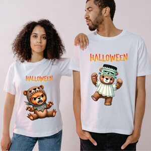 Halloween Watercolor Clipart Cute Bear for Invitation Spooky Costume ...