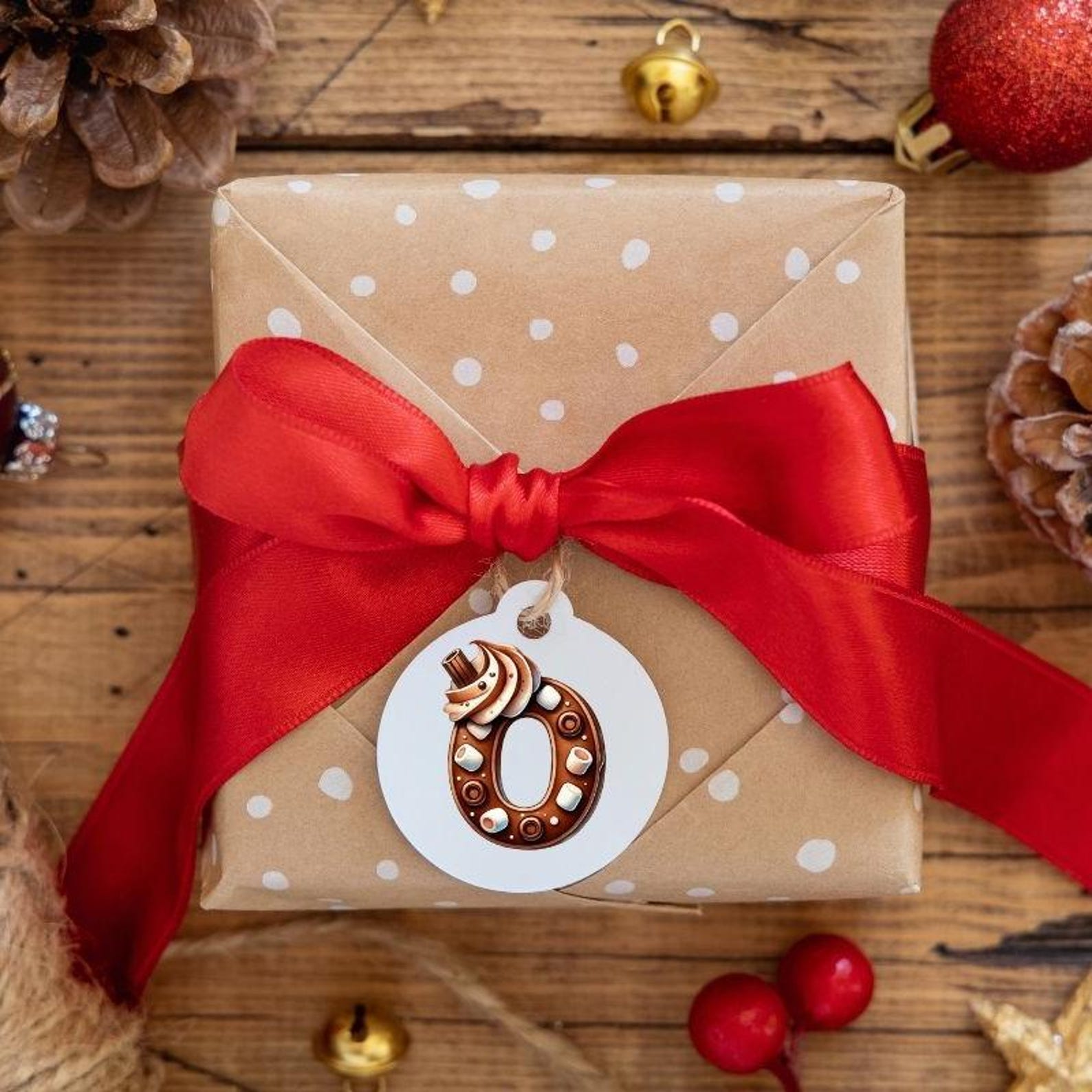 Hot Cocoa Alphabet Clipart Set With Marshmallows, Chocolate Theme 300 ...