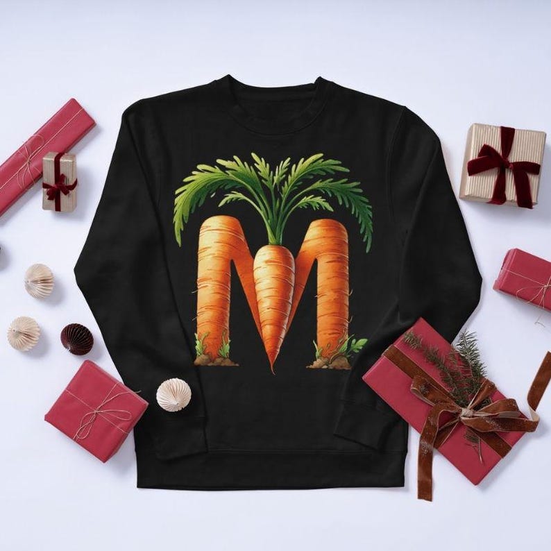 Carrot Alphabet Clipart, Watercolor Vegetable Letters and Numbers PNG ...