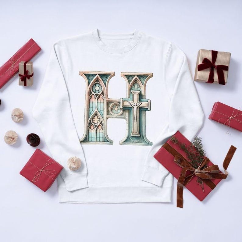 Gothic Church Window Alphabet Clipart Letters and Numbers Set of 36 ...