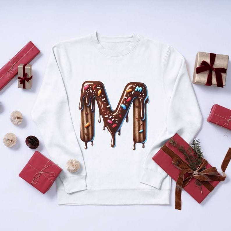 Chocolate Drip Alphabet Clipart PNG Sweet Candy Letters & Numbers ...