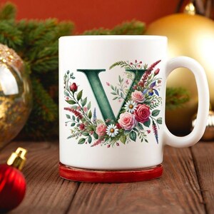 Floral Alphabet Clipart: Watercolor Flower Letters & Numbers (PNG ...