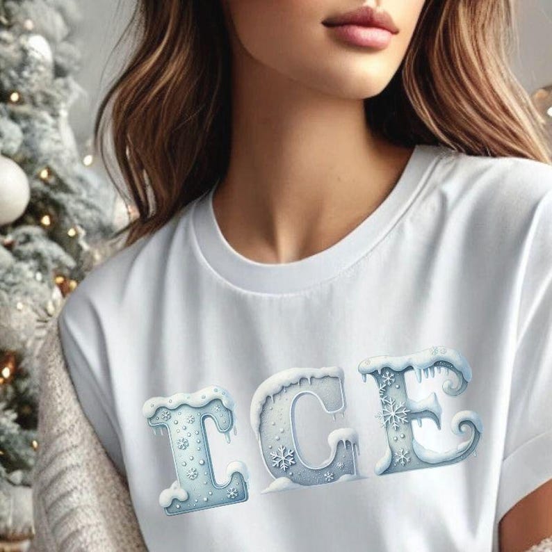 Winter Snow Alphabet Clipart: Watercolor PNG (digital Download) - Etsy