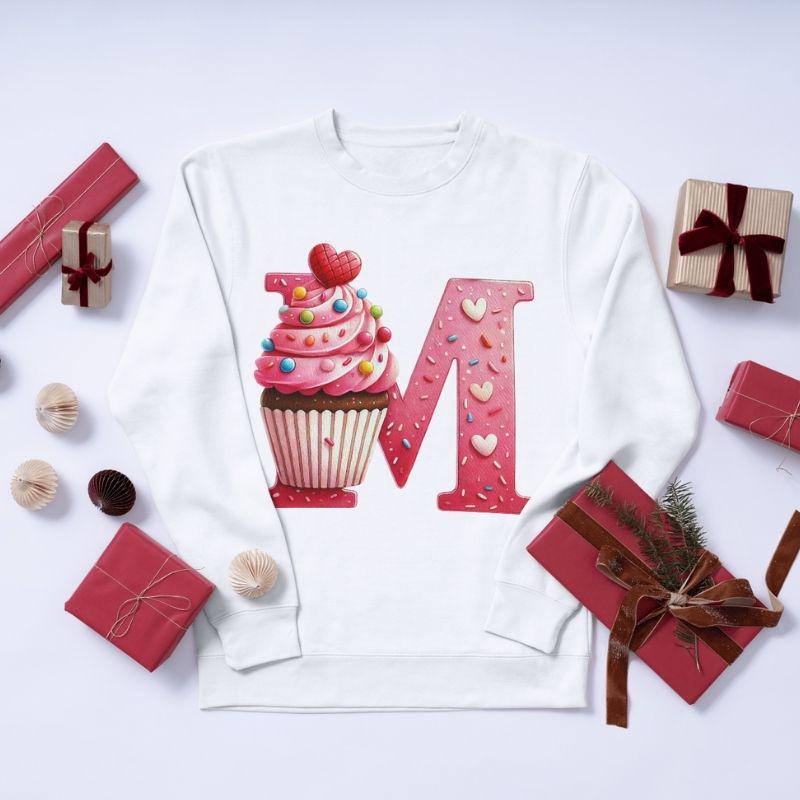 Cupcake Alphabet Clipart PNG Sweet Dessert Letters & Numbers Cute ...
