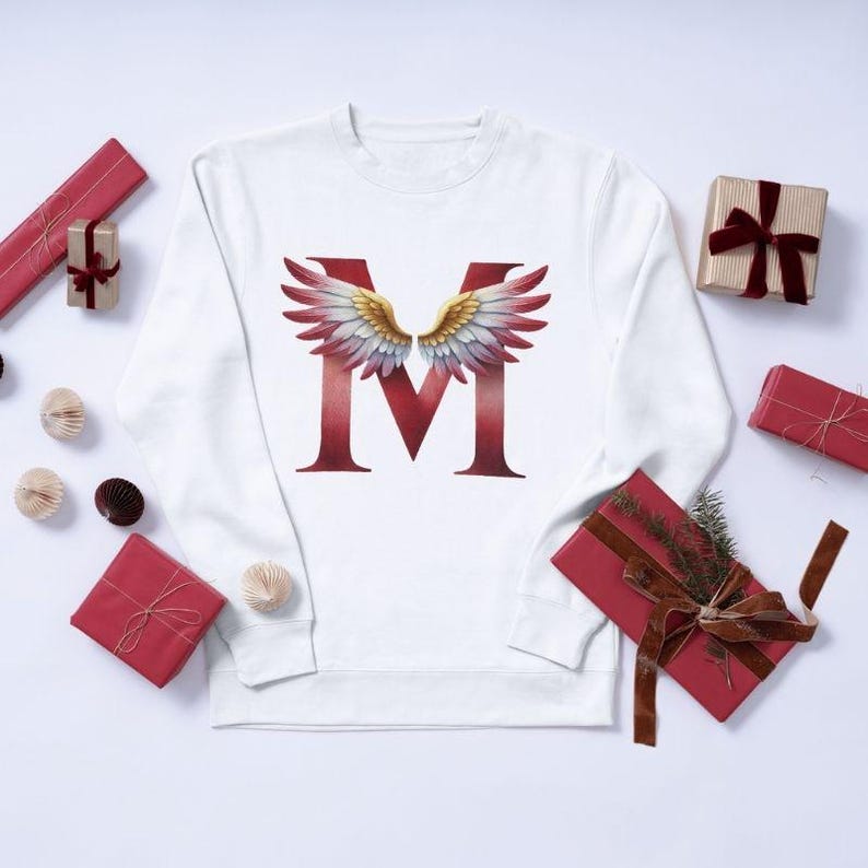 Winged Alphabet Clipart, Fantasy Angel Letter PNG Elegant Wing Letters ...