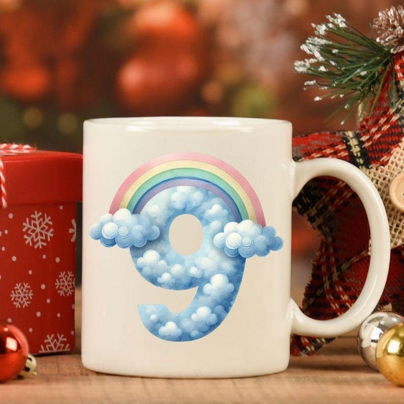 Cloud Alphabet Clipart: Rainbow Letters & Numbers (PNG, 300 DPI) - Etsy ...