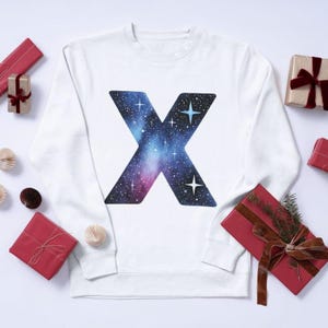 Galaxy Alphabet Clipart Set - 36 Cosmic Watercolor Letters PNG - High ...