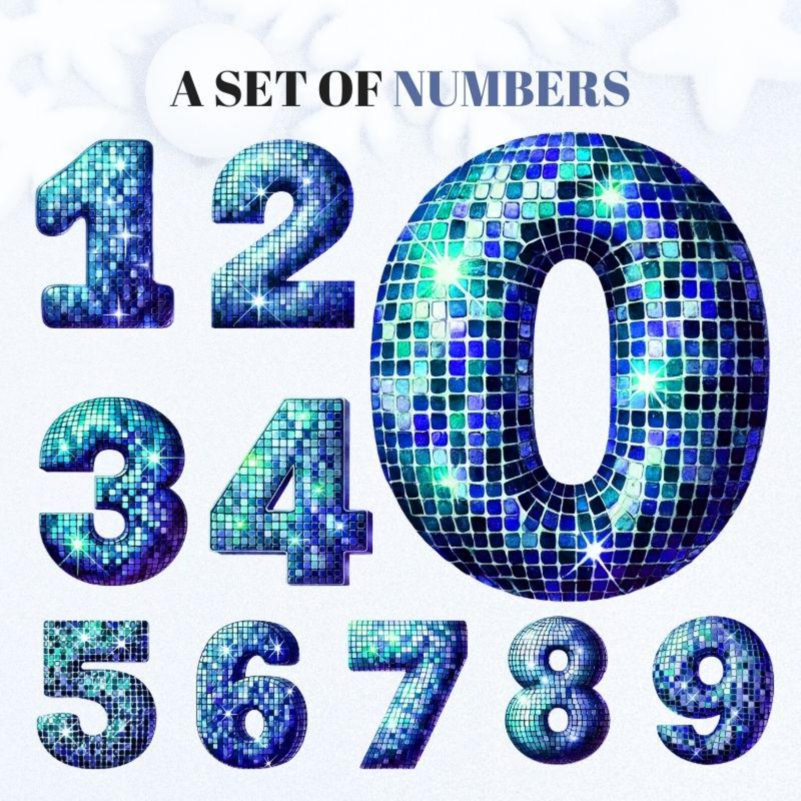 Disco Ball Png Clipart Disco Letters Alphabet Letters Stickers ...