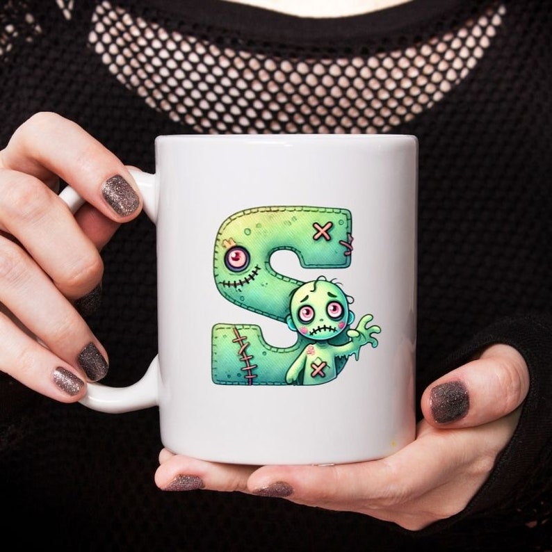 Mummy Alphabet Clipart Watercolor PNG Halloween Letters Cute Mummy for ...