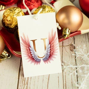 Angel Wings Alphabet Clipart, Elegant Winged Letters and Numbers PNG ...