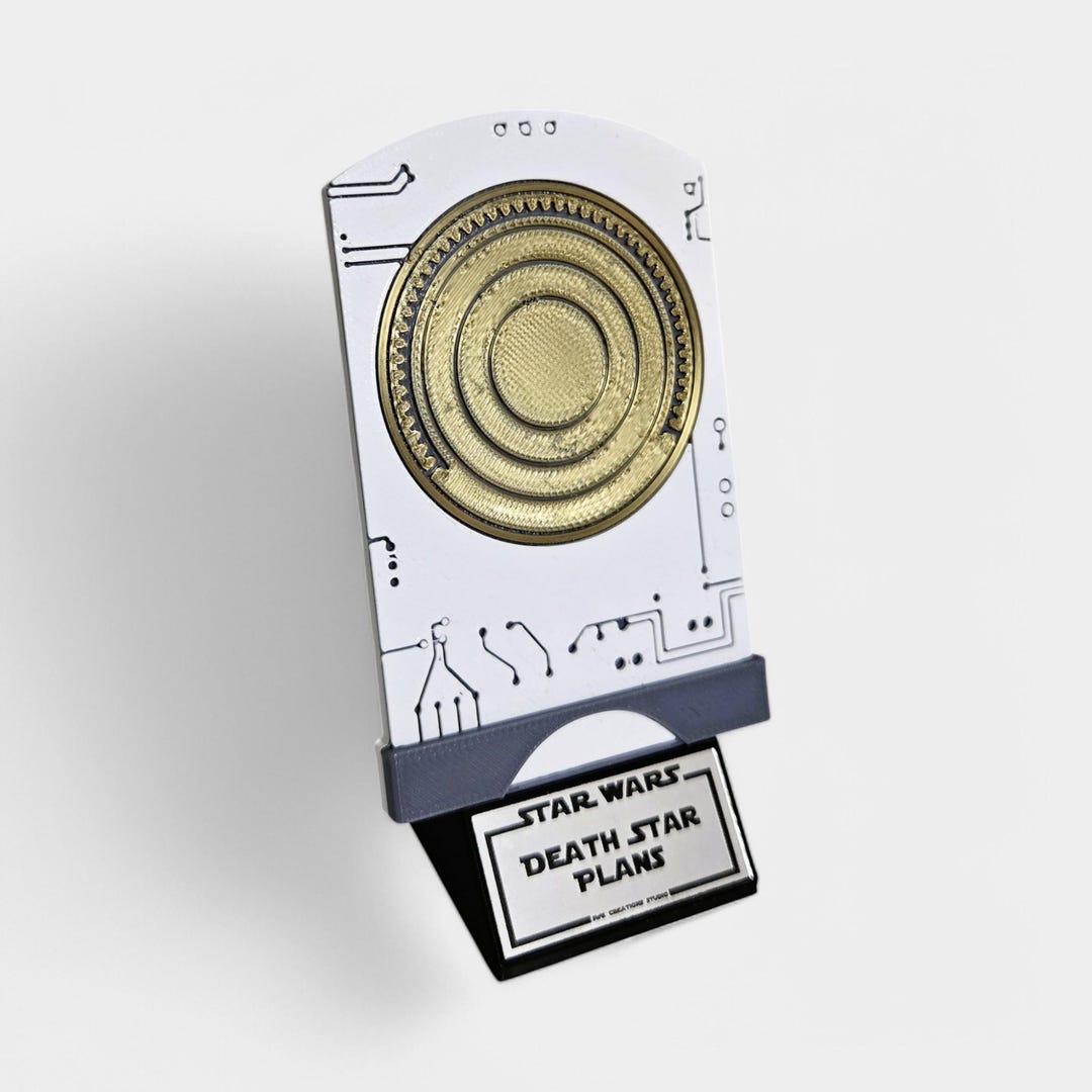 Death Star Plans With Stand - Etsy