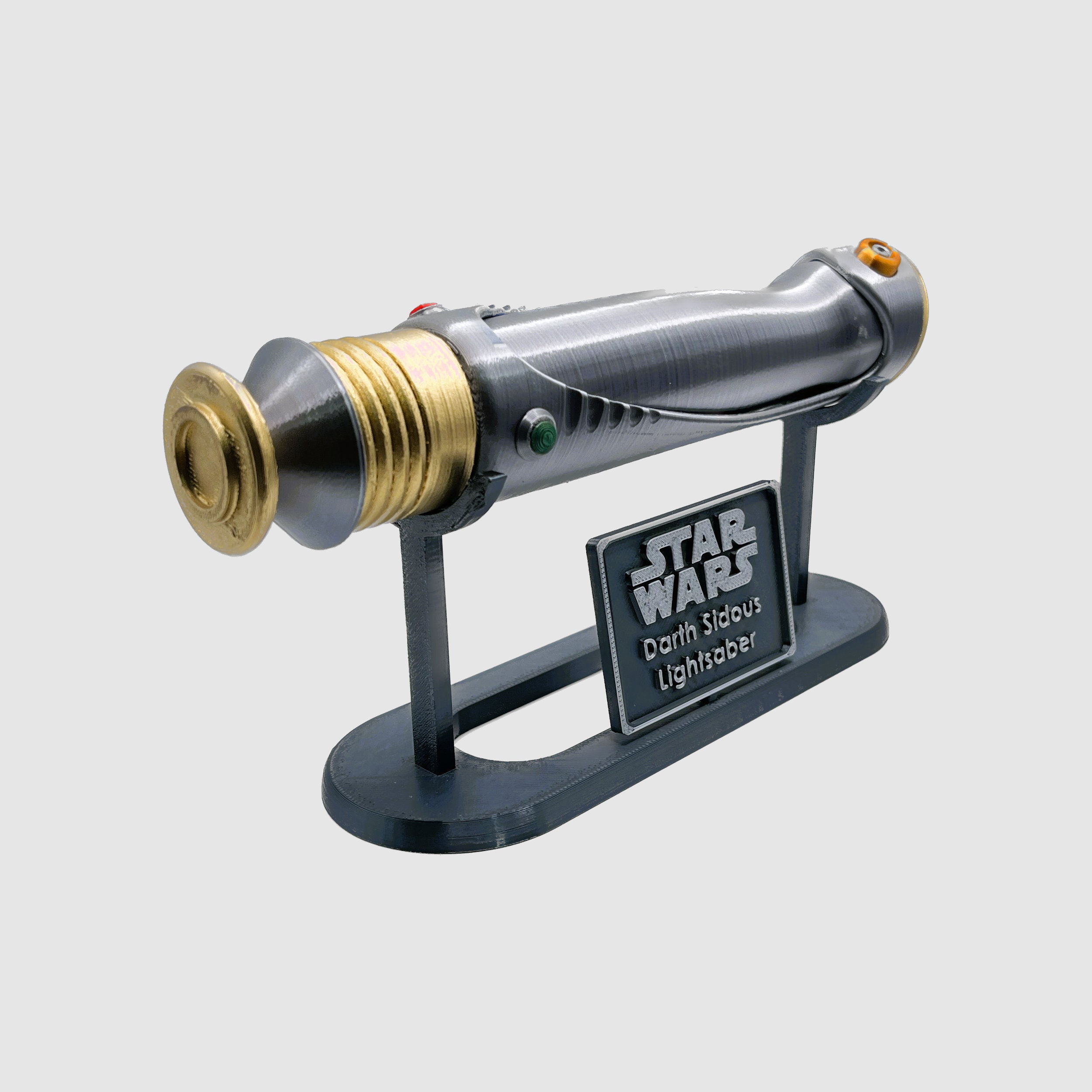 Darth Sidious Lightsaber sheev Palpatine With Stand - Etsy