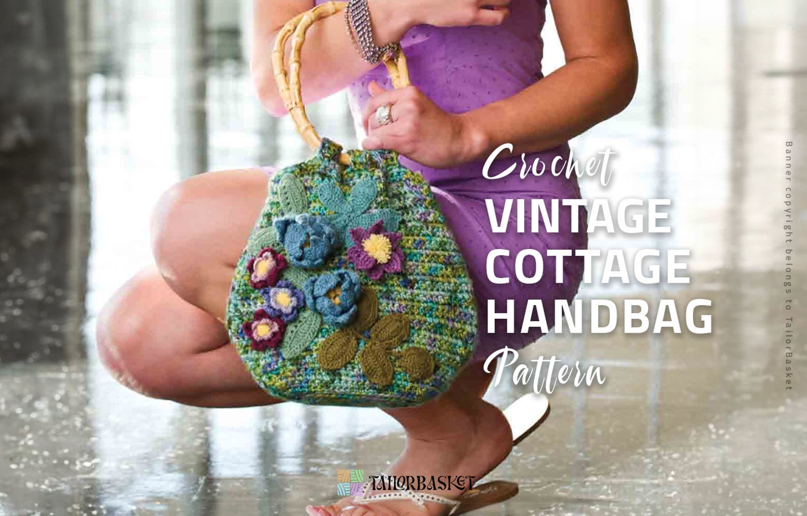 Vintage Cottage Handbag Crochet Pattern, Easy Crochet Handbag Tutorial ...