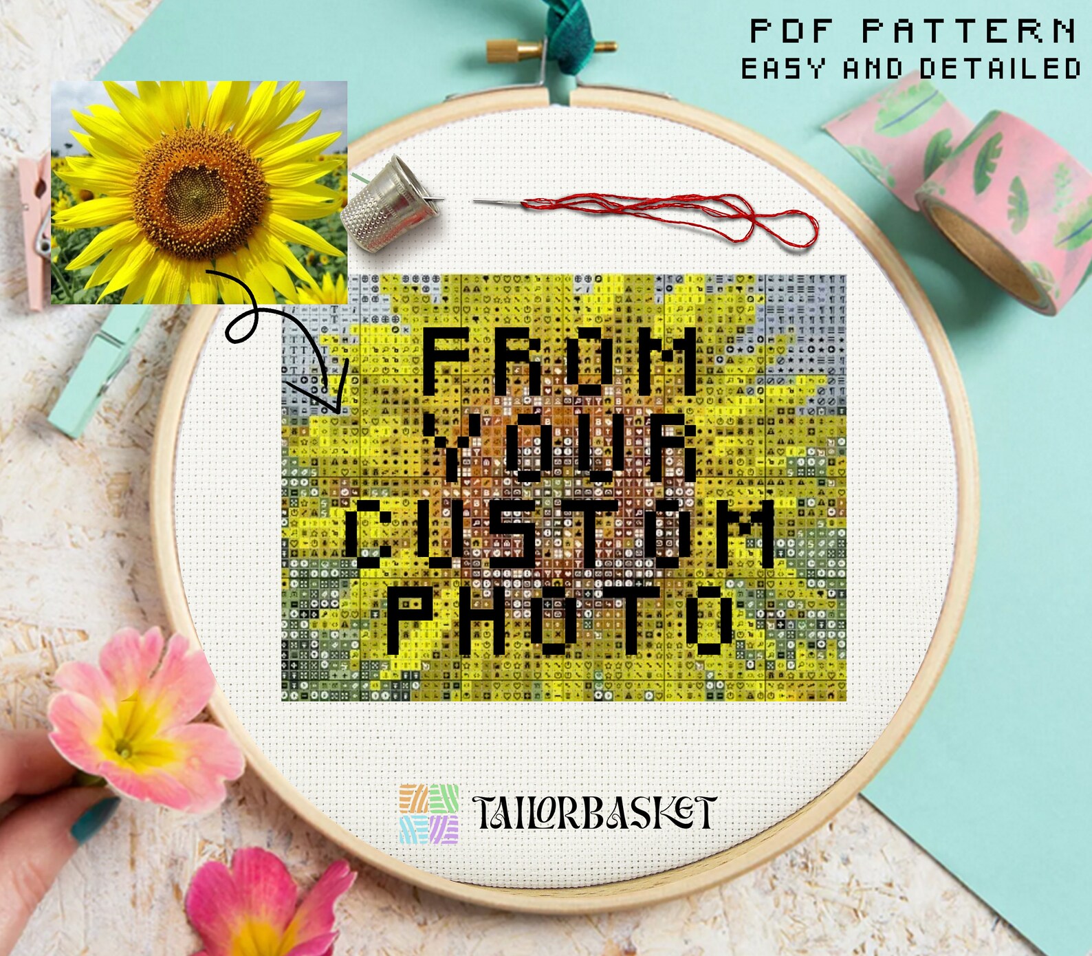 Personalized Custom Cross Stitch Pattern, Personalized Cross Stitch ...