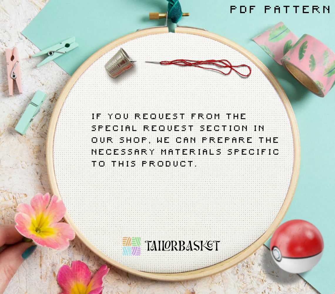 Squirtle Evolution Cross Stitch Pattern, Poke Embroidery Pattern ...