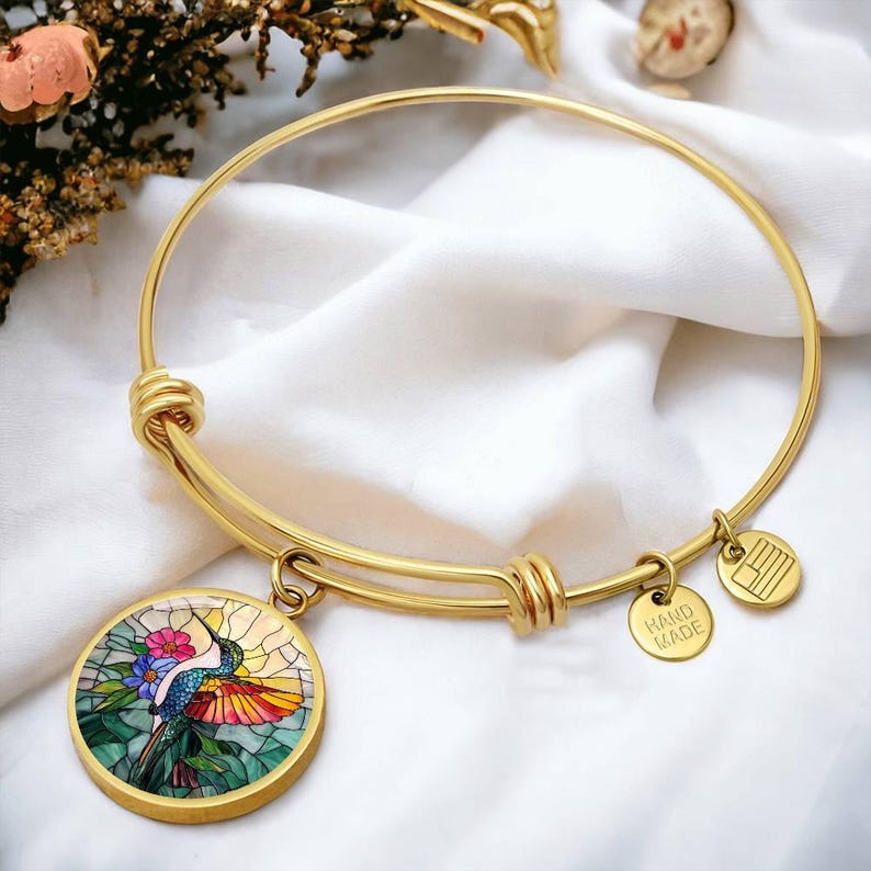Engraved Hummingbird Jewelry| Fun Bird Charm Necklace, Bracelet ...