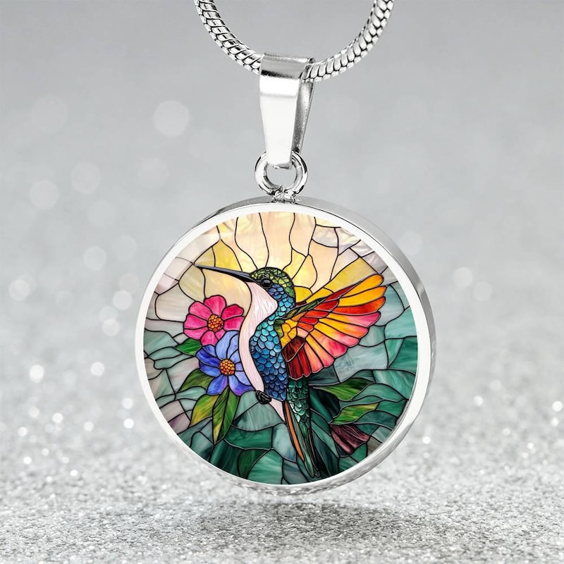 Hummingbird Necklace - Etsy