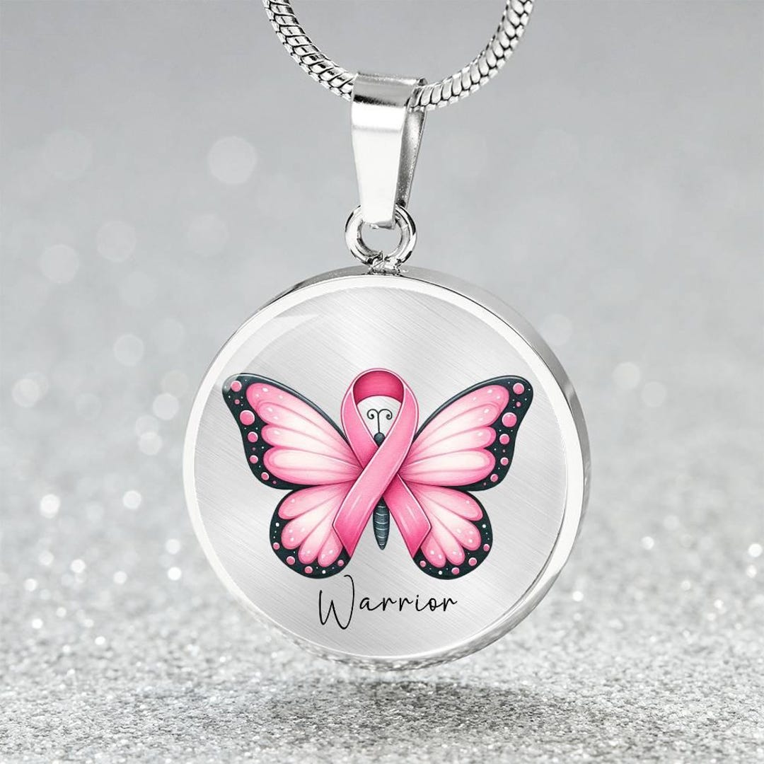 Personalized Breast Cancer Awareness Gift | Engraved Cancer Support ...