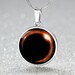 Personalized Total Solar Eclipse 2024 Pendant Necklace | Custom Lunar ...