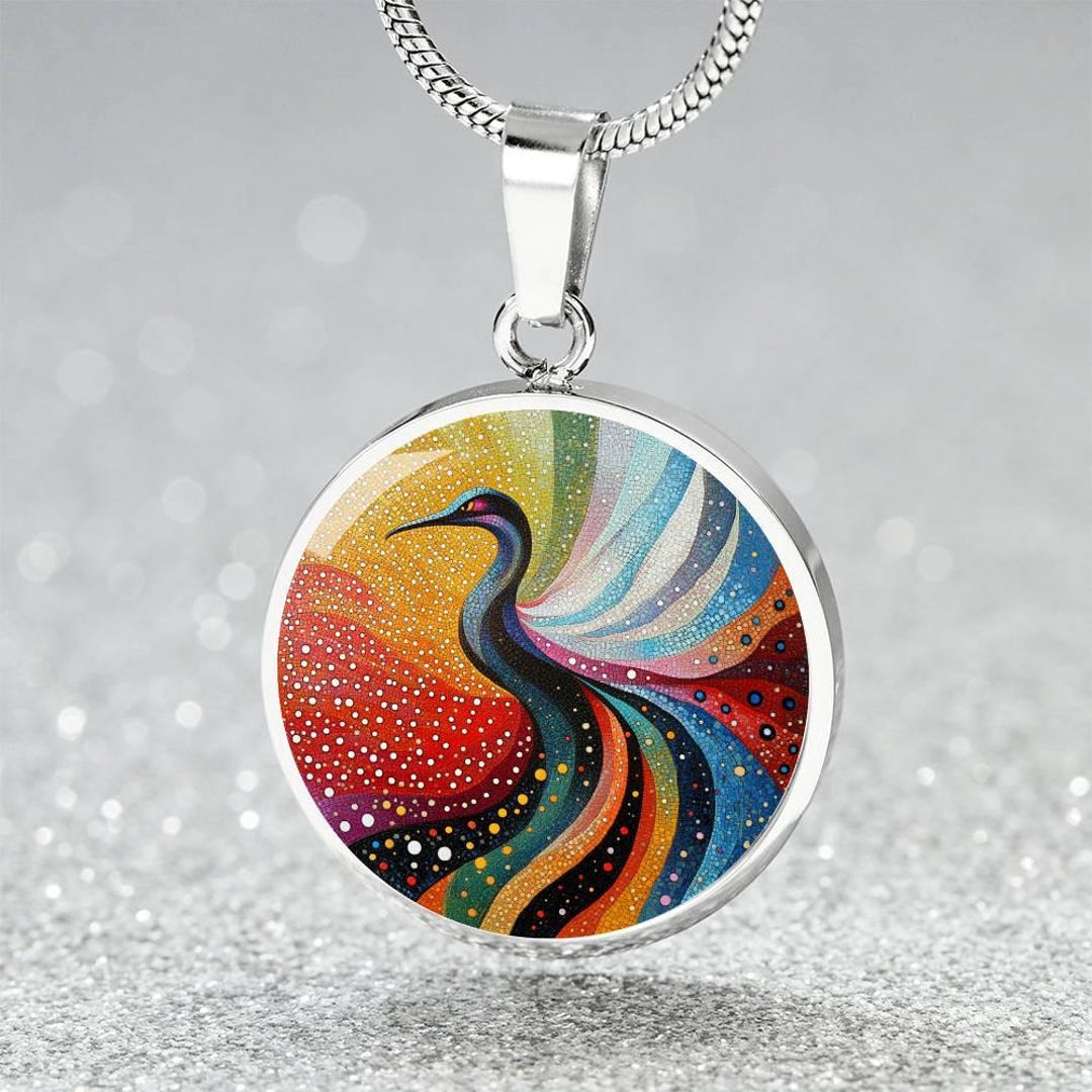Unique Phoenix Necklace | Colorful Phoenix Pendant Gift 4 Women | Bird ...