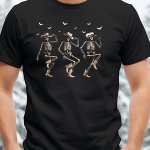 Cowboy Dancing Skeleton Sublimation, Cowboy Shirt Design, Skeleton Png ...