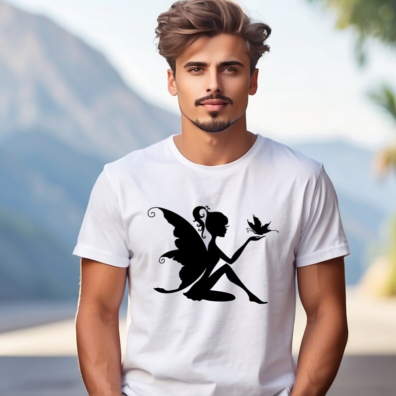 Paquete SVG de silueta de hadas, silueta de hadas svg, imágenes ...