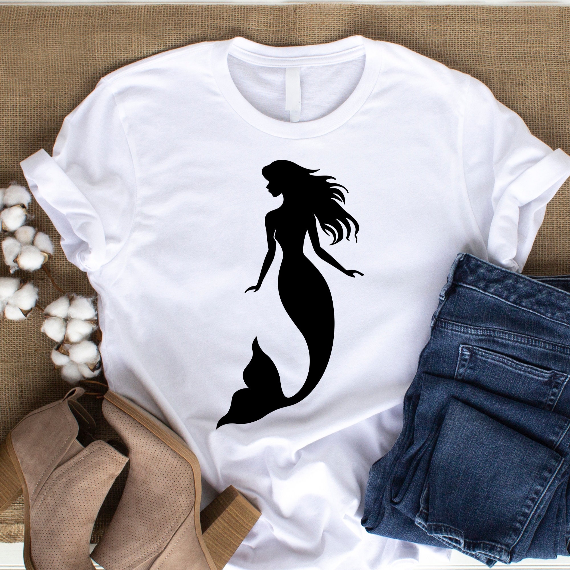 Mermaid SVG, Mermaid SVG Bundle, Mermaid Clipart, Mermaid Svg Files for ...