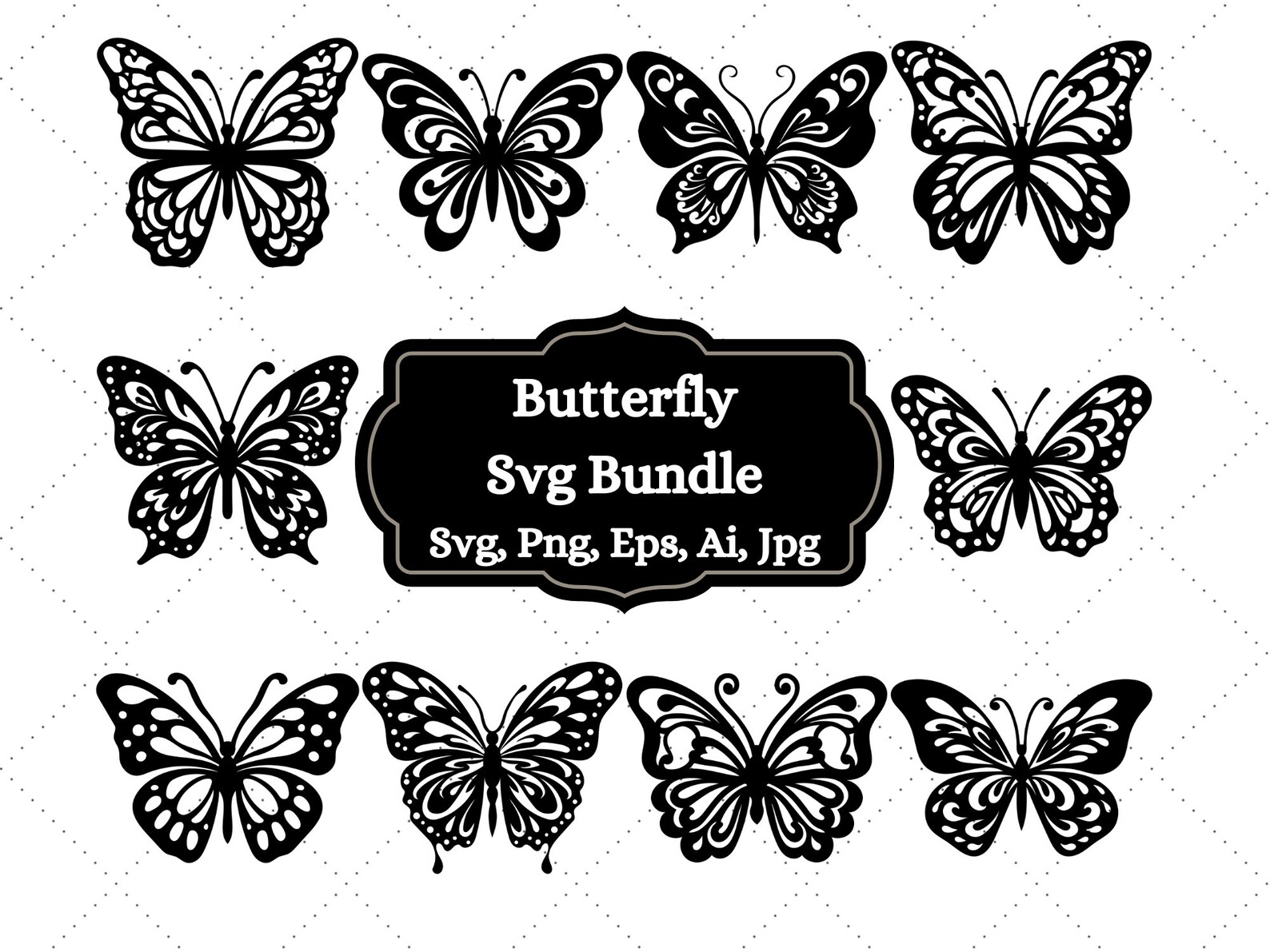 Butterfly SVG Bundle, 3D Butterfly Svg, Butterfly SVG Layered ...