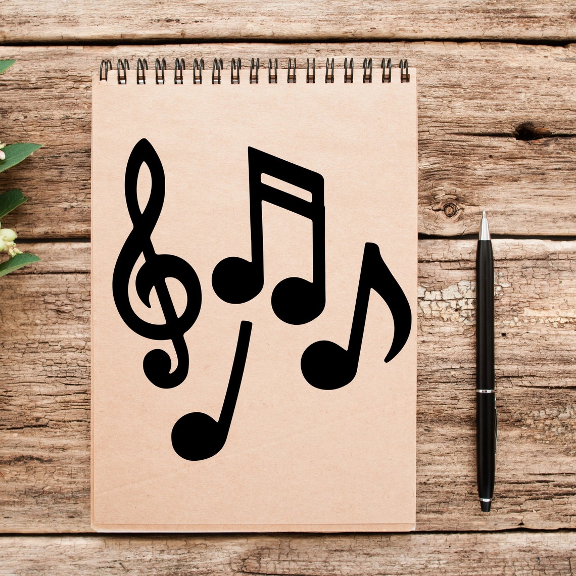Notas musicales SVG, paquete SVG de notas musicales, imágenes ...