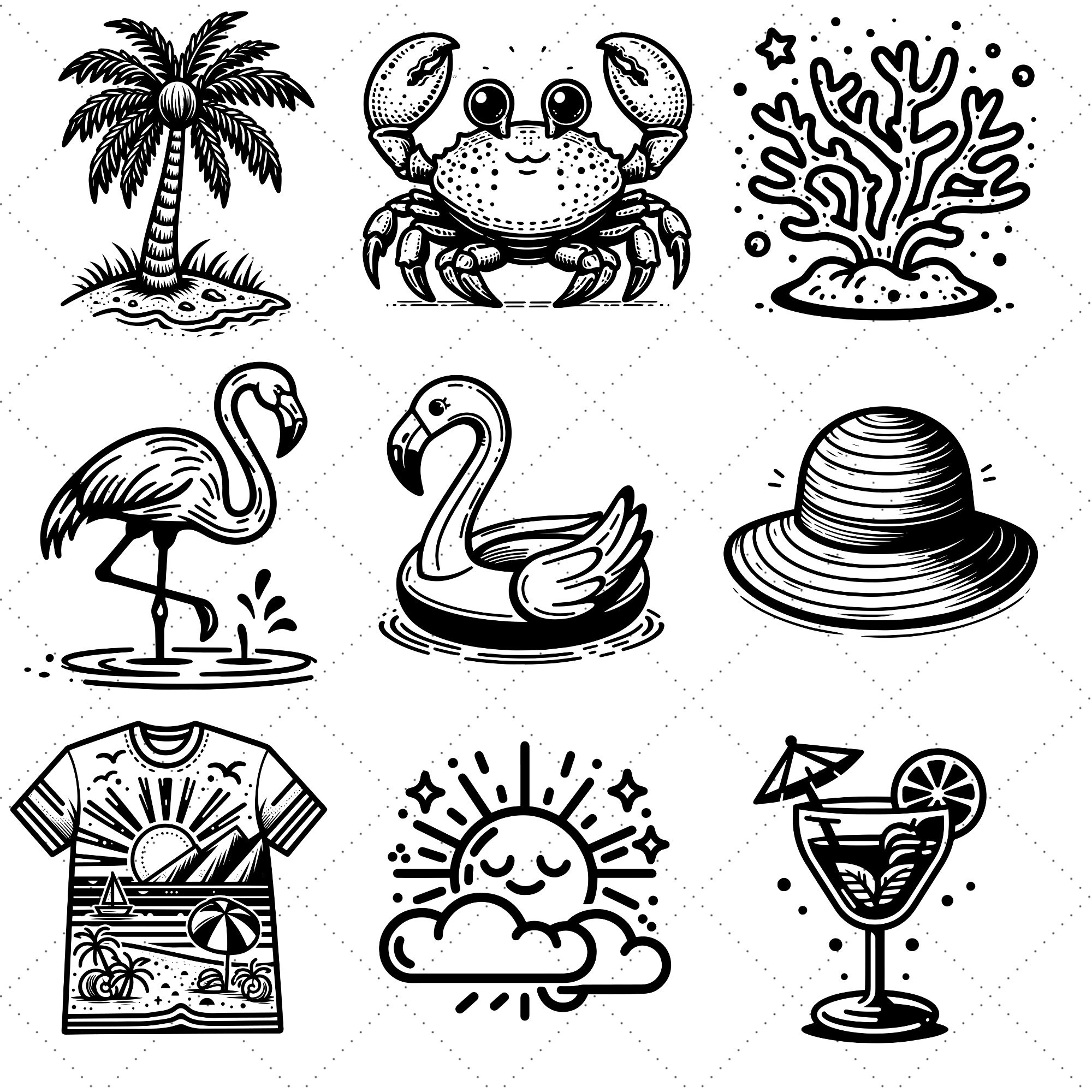Summer Svg Bundle, Beach Svg, Summertime Svg, Summer Beach Svg Bundle ...