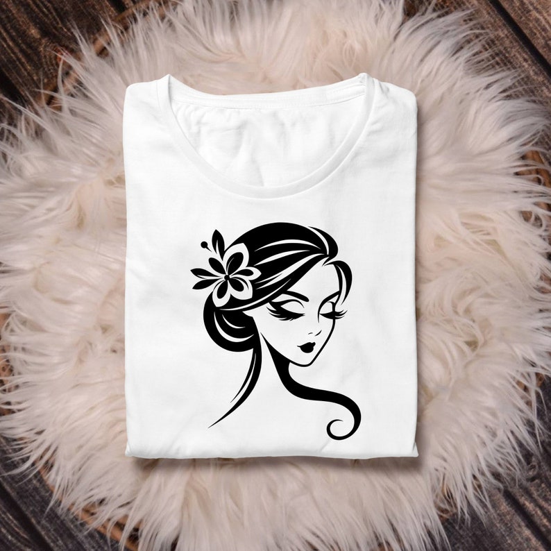 Woman Silhouette Svg Bundle, Woman Svg, Female Svg, Hair Svg, Beautiful ...