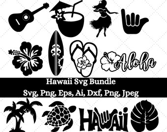 Hawaiian Svg - Etsy